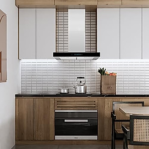 Blue Ocean 30" RHKE3 Stainless Steel Wall Mount Kitchen Range Hood | 760 CFM | LED Lights | PRO PERFORMANCE | LED Touch Panel w/Digital Clock | Ducted/Ductless Convertible Duct