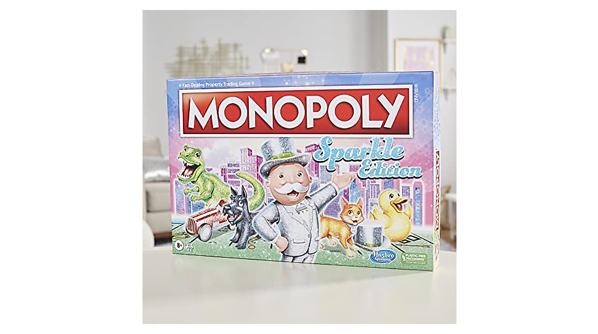 Monopoly Sparkle Edition Board Game - Fun Family Game