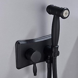 Luxury Bidet Sprayer for Toilet with Adjustable Water Pressure, Handheld Toilet Sprayer for Toilet-Adjustable Water Pressure Control, Sprayer Set, Hand Held Stainless Steel