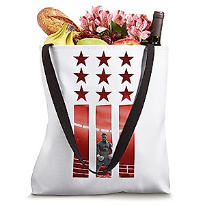 Adonis Creed nine stars three bars red Tote Bag