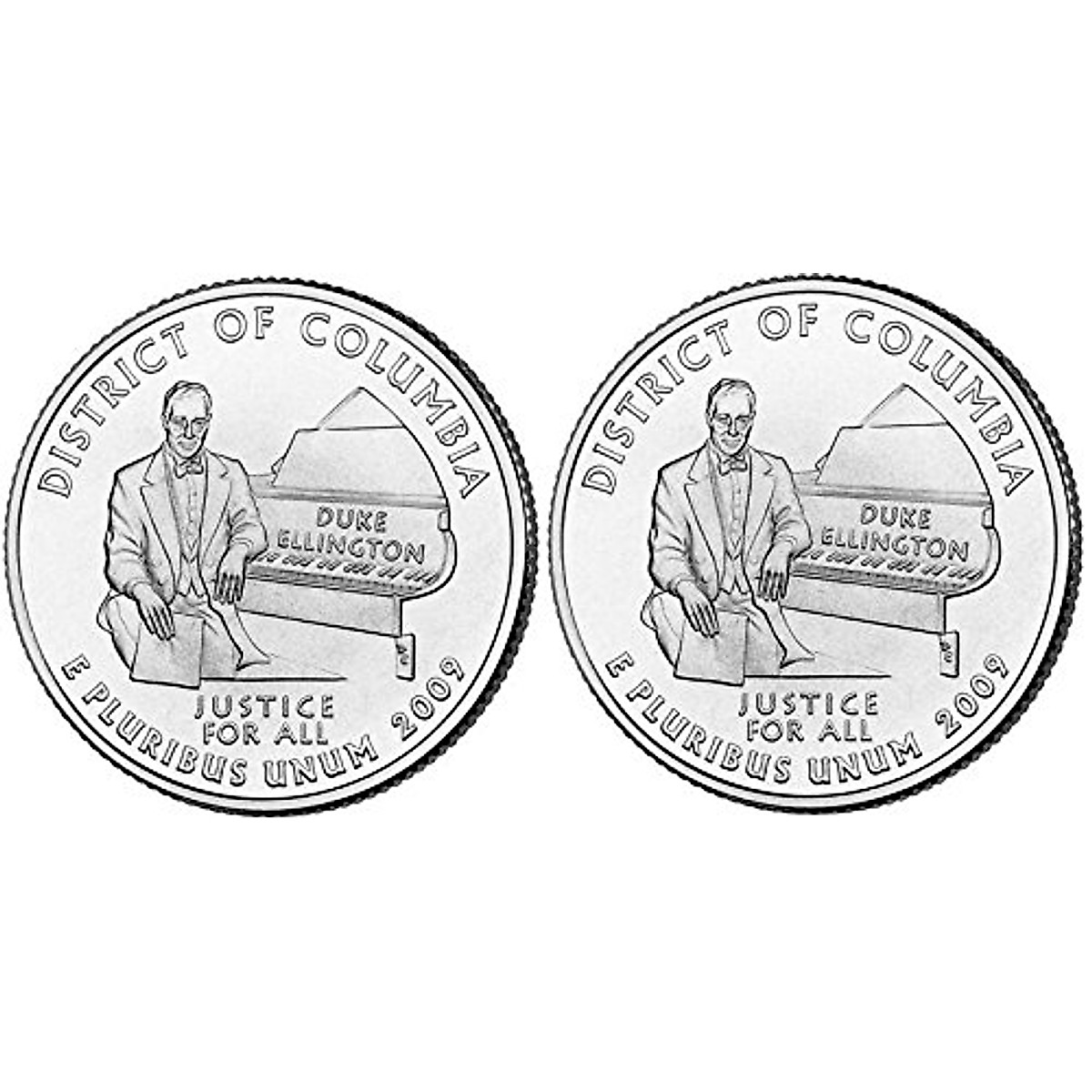 2009 District of Columbia State Quarters (Philadelphia & Denver Mints) Uncirculated