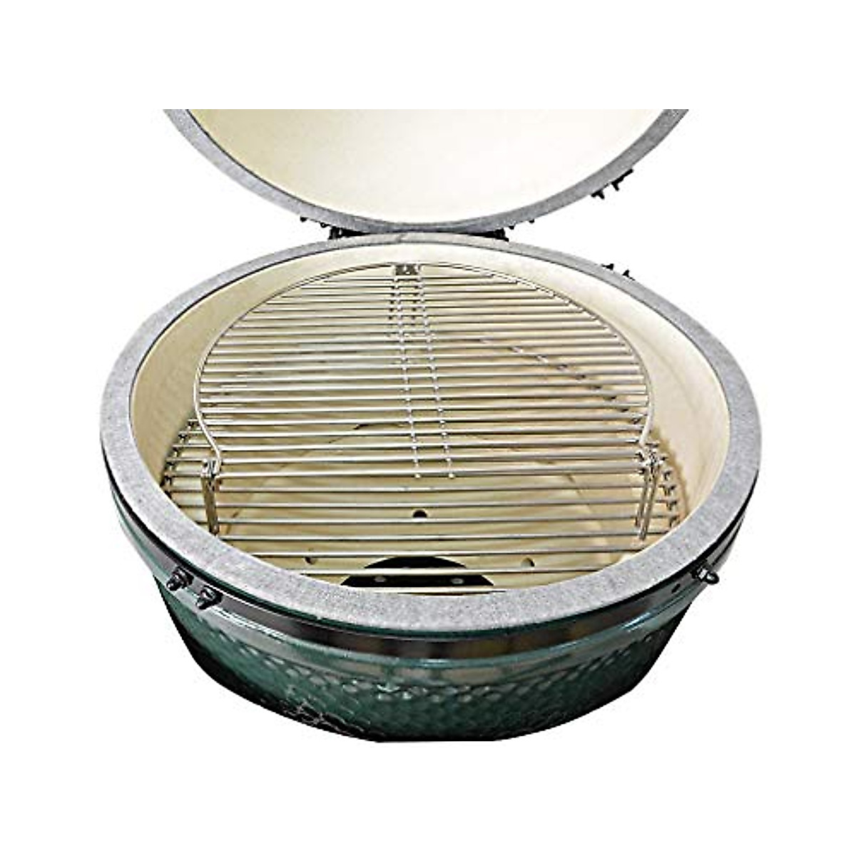 Onlyfire Stainless Steel Grill Expander Cooking Grate Fits for Charcoal Kettle Grills like Weber,Char-Broil and Ceramic Grills like Large Big Green Egg,Kamado Joe Classic,Pit Boss,Louisiana