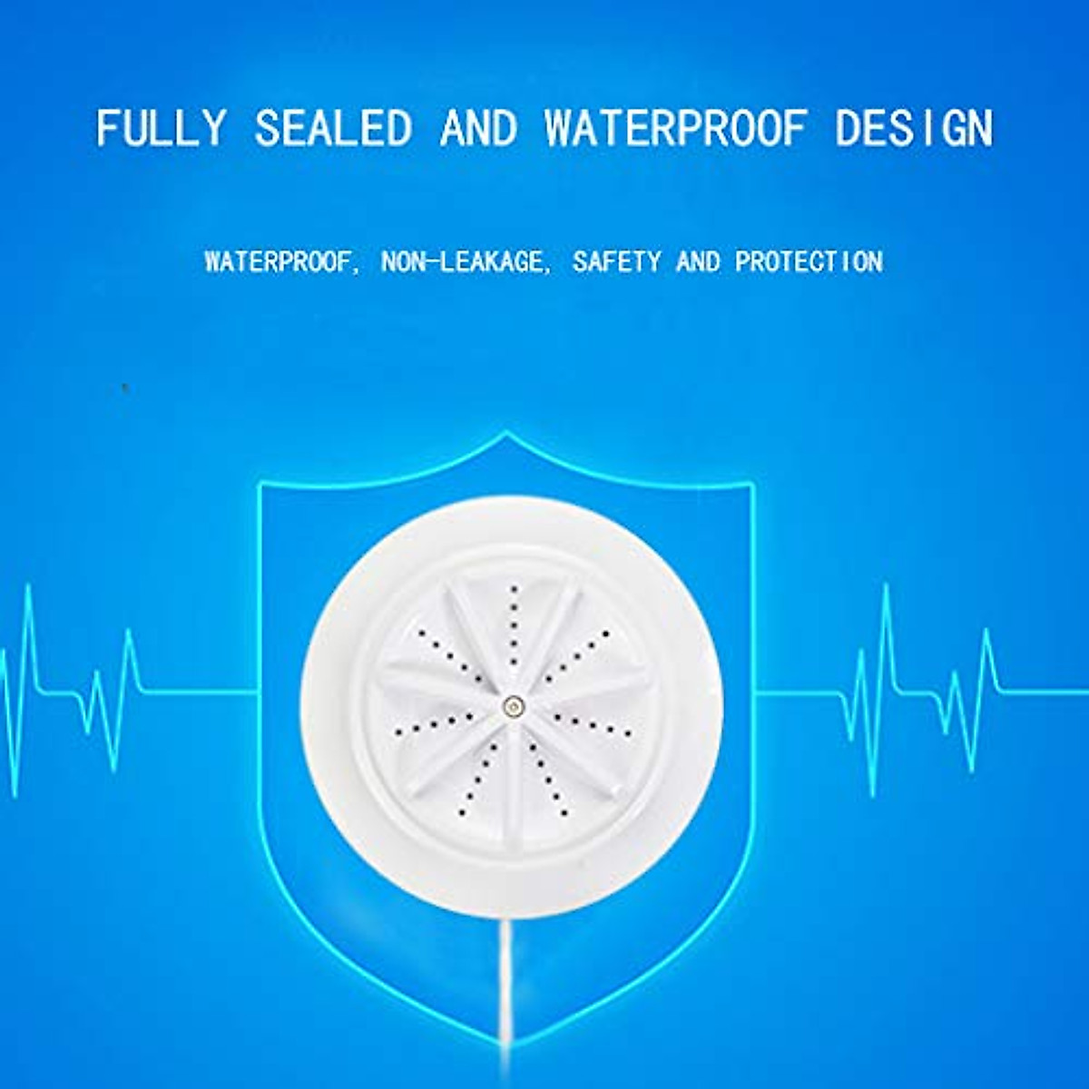 OCYE USB Automatic Dishwasher, Portable Dishwasher, Washing Machine, no Need to Install, UV Function, Used for Camping, Tourism, RV, Dormitory, Business Trip (White)