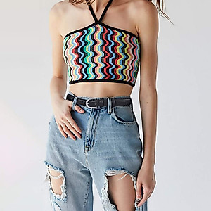 WERFORU Women Leather Skinny Belt for Dress Black Adjustable Waist Belt for Lady (Silver Black,Fit Size 30-34 Inch)