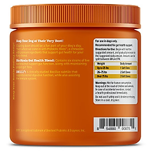 Zesty Paws Probiotics for Dogs - Digestive Enzymes for Gut Flora, Digestive Health, Diarrhea & Bowel Support - Clinically Studied DE111 - Dog Supplement Soft Chew for Pet Immune System - Chicken