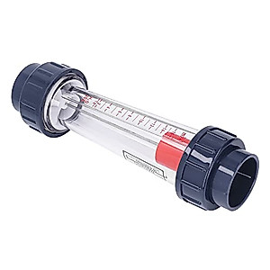 Water Flow Meter, Easy Instalaltion Wide Application Flowmeter High Accuracy 1.6‑16m³/h Range ABS Float Acid and Alkali Resistant for Measuring