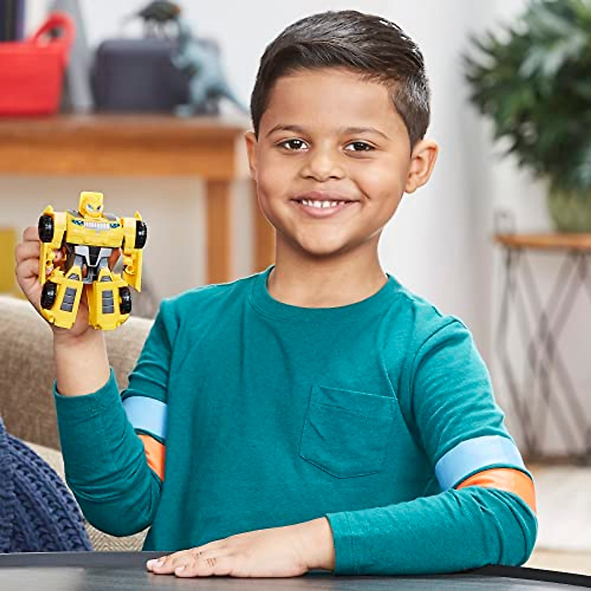 Transformers Playskool Heroes Rescue Bots Academy Classic Team Bumblebee, Converting Toy Robot Action Figure, Christmas Stocking Stuffers for Kids, Ages 3+