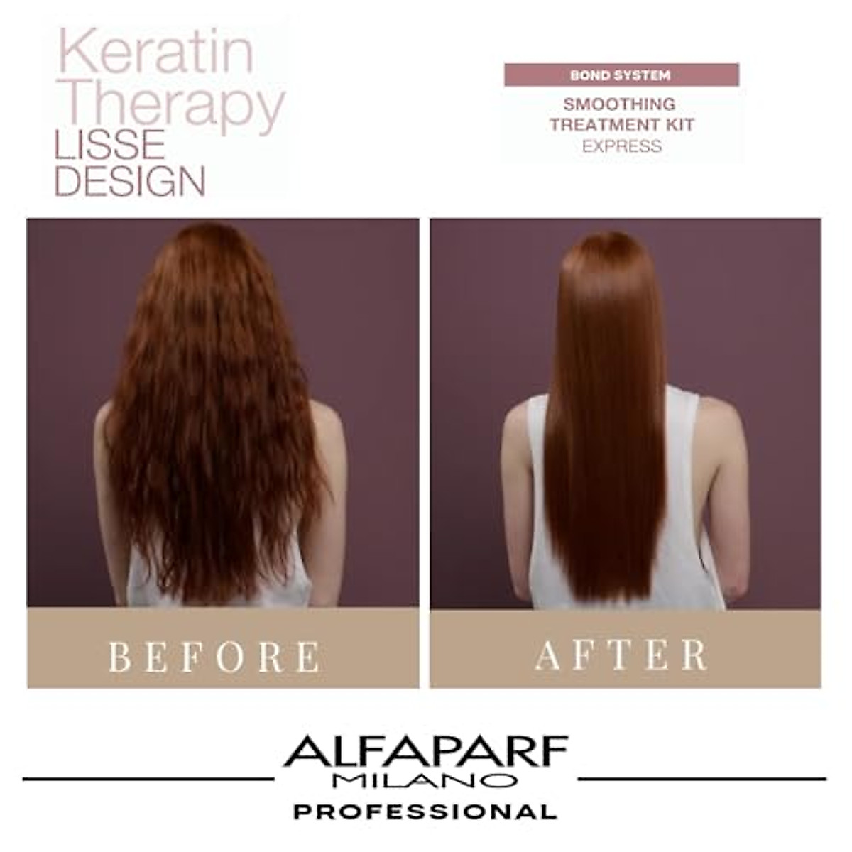 Alfaparf Milano At Home Keratin Hair Treatment - Keratin Therapy Lisse Design Express Brazilian Keratin Treatment - Hair Straightening and Smoothing - Formaldehyde Free - Sulfate Free