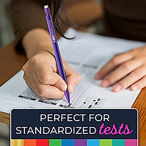 BIC Color Cues Mechanical Pencil Set (MPUA60-AST), 60-Count Pack, Black, Fun Color Pencils for School, Perfect for School Supplies