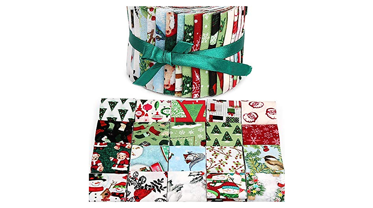 Bright Jelly Rolls for Quilting - Pre-Cut Fabric Strips in Colors