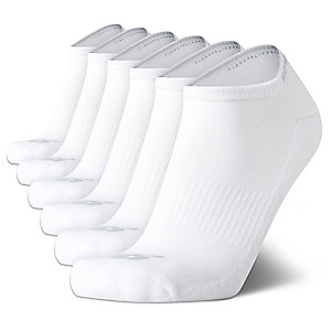 New Balance Men's Low Cut Basic 6-Pack Socks, Size 6-12.5, All White