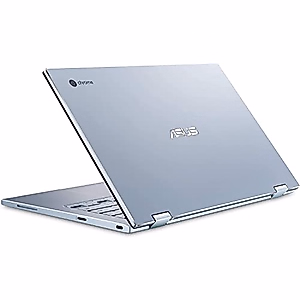 ASUS Newest Flip 2-in-1 14" FHD Touchscreen Chromebook Laptop, Intel Core m3-8100Y(up to 3.4 GHz), 8GB RAM, 128GB Space(64GB eMMC+64GB Card), Webcam, Backlit Keyboard, WiFi, Chrome OS, Silver+JVQ MP