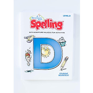 4th Grade Spelling Student Workbook Level D by A Reason For - Fourth Graders Practice Workbooks for Words, Vocabulary & Comprehension Skills - Kids Help Books for Homeschool, Classroom, & Home