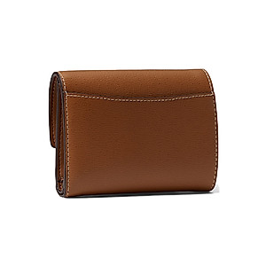 Kate Spade New York Katy Textured Leather Bifold Flap Wallet Allspice Cake One Size