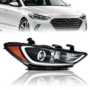 KARPAL Halogen Headlight for 2017 2018 Hyundai Elantra Halogen Headlamp Right Passenger Side RH Replacement 92102F3000 HY2503206