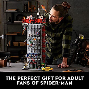 LEGO Marvel Spider-Man Daily Bugle Newspaper Office 76178 Building Set - Featuring 25 Spider-Verse Minifigures including Peter Parker, Venom, and Spider-Gwen, Collectible Gift Idea for Adults