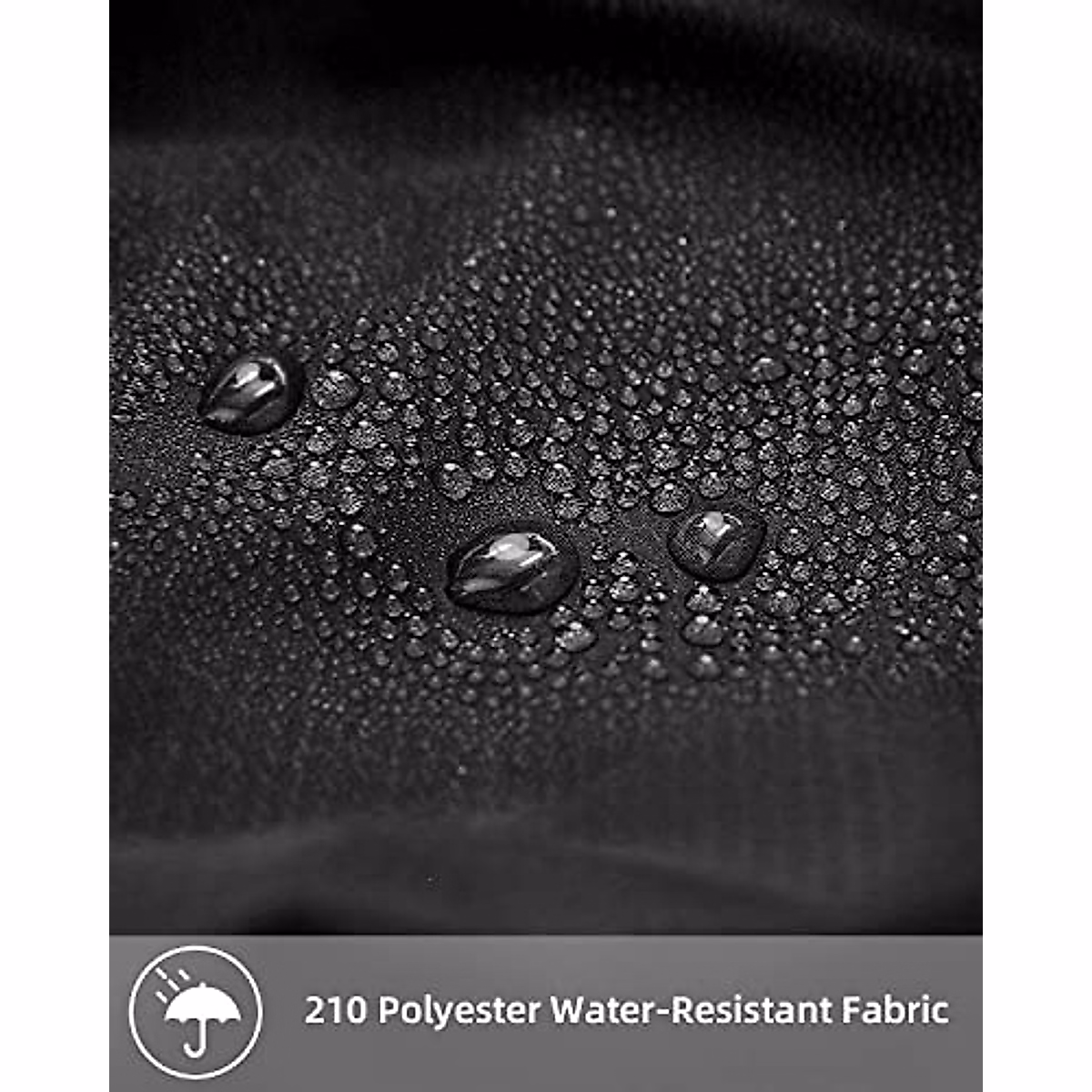 Ohuhu Double Sleeping Bag with 2 Pillows, Waterproof Lightweight 2 Person Adults Sleeping Bag for Camping, Backpacking, Hiking, with Carrying Bag (Black)