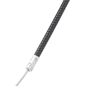 65" Lawnmower Throttle Cable, Universal Lawn Mower Control Switch Lever Handle Kit Garden Machine Fitting for Electric Petrol Lawnmowers(Black)