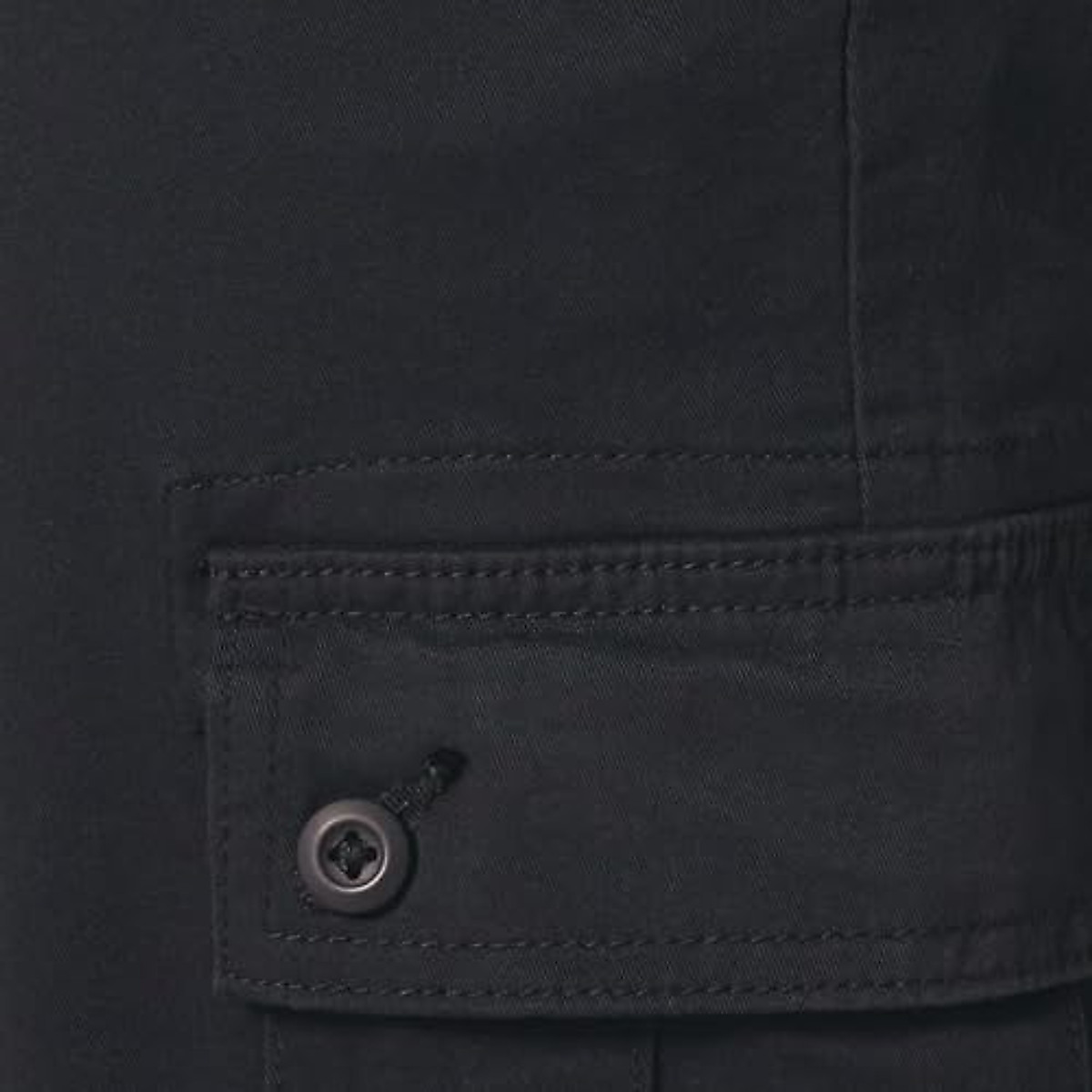 Amazon Essentials Men's Slim-Fit Stretch Cargo Pant (Available in Big & Tall), Black, 34W x 30L