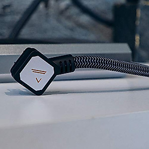 Austere VII Series Surge Protector Power Strip, 8 Wide Outlets, 3 USB C and 2 USB A 2.4 amp Ports, 45W Power Delivery | 4000 Joules Heavy Duty, EMI/RFI Filtering, 7 Year Component Guarantee