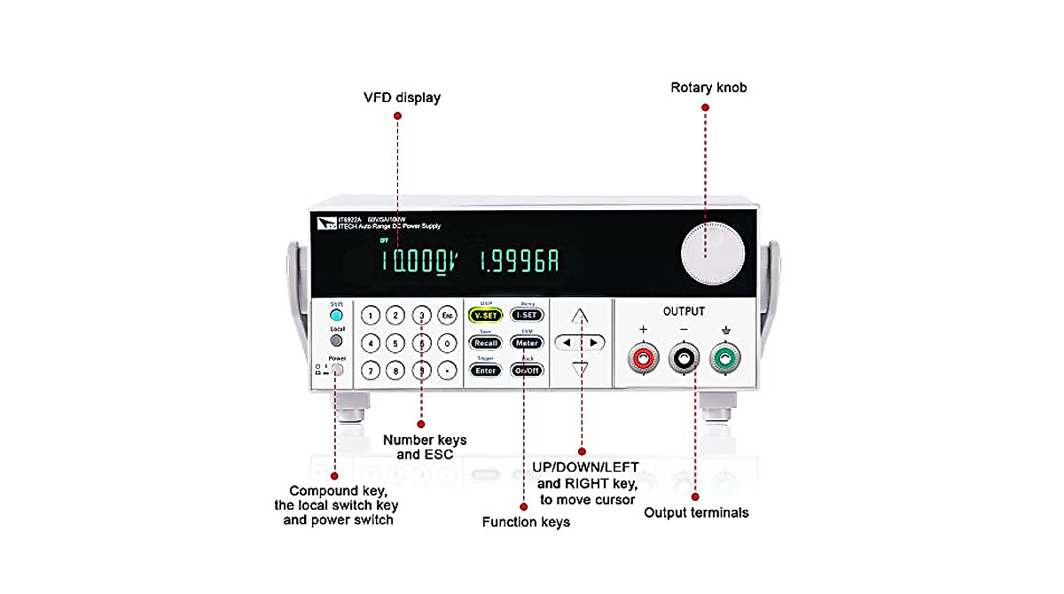ITECH 60V/10A DC Power Supply - Precision Lab Source