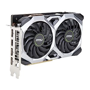 MSI Gaming GeForce GTX 1660 192-Bit HDMI/DP 6GB GDRR5 HDCP Support DirectX 12 Dual Fan VR Ready OC Graphics Card (GTX 1660 VENTUS XS 6G OC)