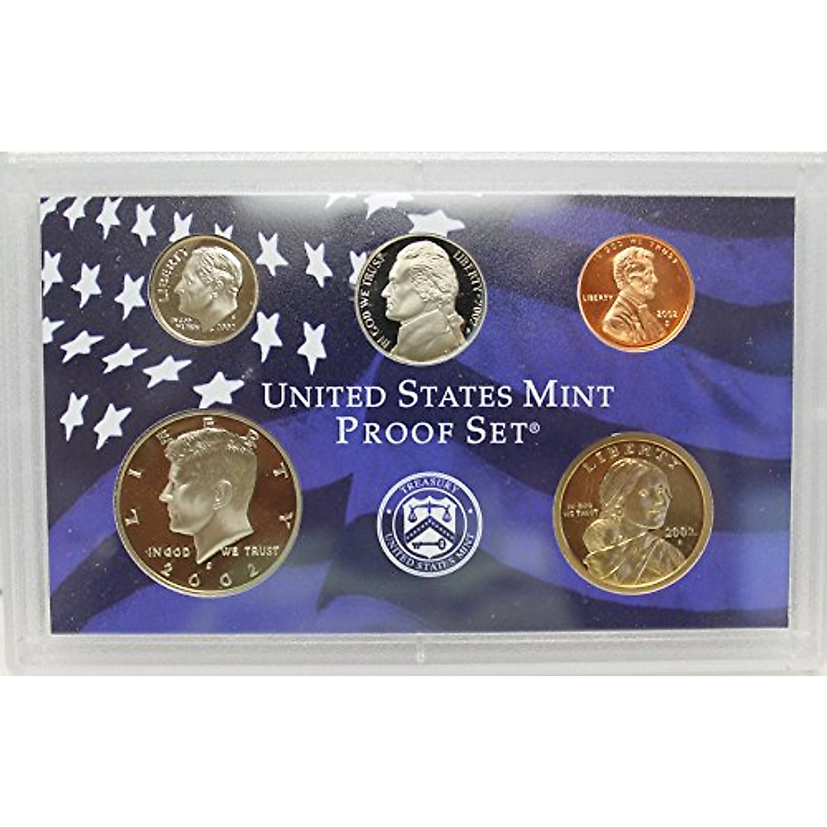 2002 S US Mint Proof Set Original Government Packaging
