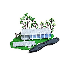 SCRIB3D Advanced 3D Printing Pen with 20 Feet of Filament, Stencil Book, and Project Guide
