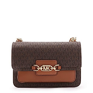 Michael Kors Heather Large Shoulder Brown/Acorn One Size