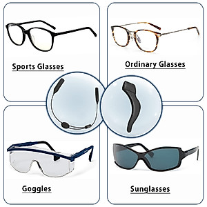 ANYGIFT Glasses Strap for Kids 7-10 inch,2 Holes Eyeglasses Straps & Ear Grips Anti Slip Glasses Ear Grip for Eye Glass Sunglasses Sports(2pcs 10 inch)