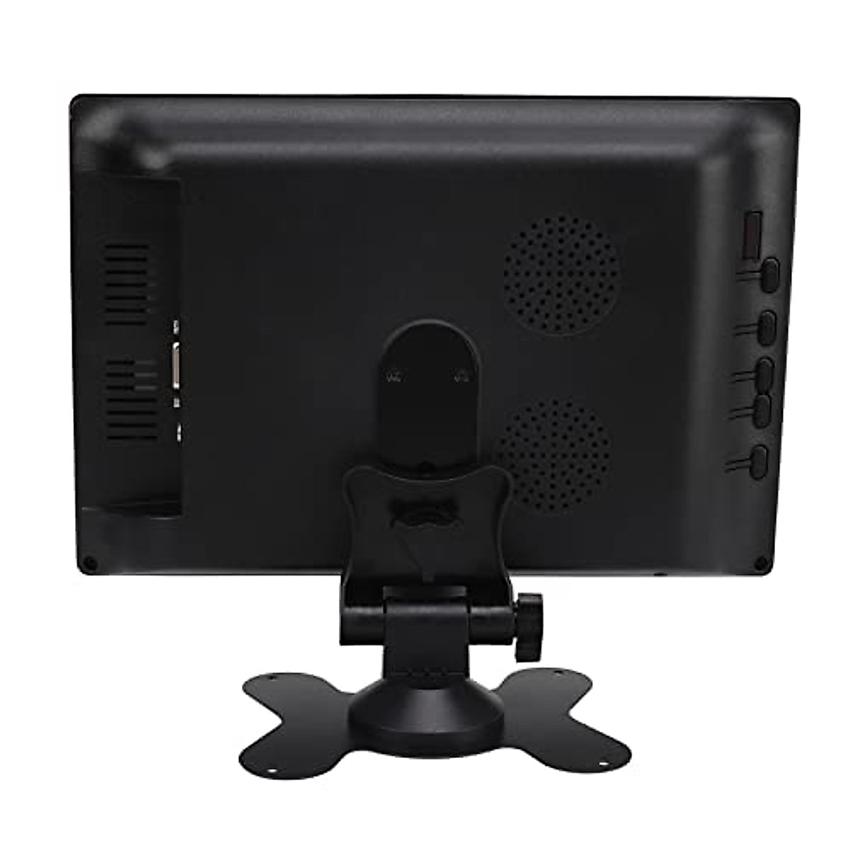 Shanrya 10.1 Inch Monitor, HD Display Adjustable Bracket Dual Loudspeakers Multiinterface USB Touch Screen Display Menu Function for Home (US Plug)