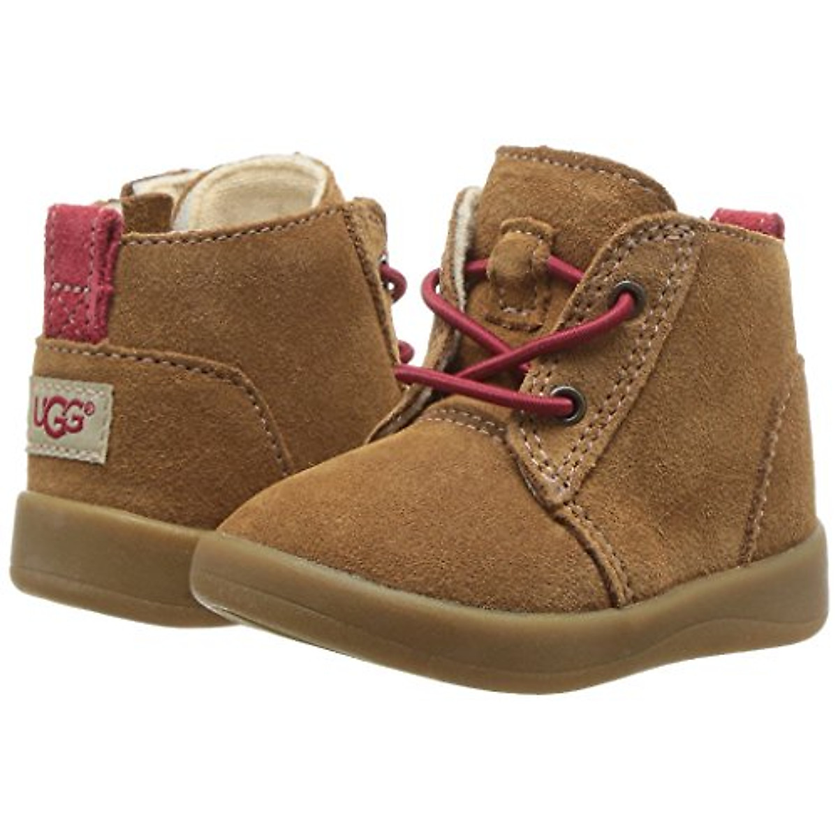 UGG unisex child Kristjan Chukka Boot, Chestnut, 12 Little Kid US