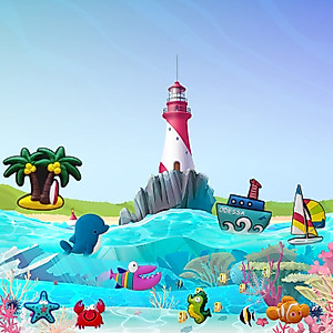 KOPADA Fridge Magnets for Kids Refrigerator Magnetic Baby Fridge Magnets for Toddlers 1-3 Animals Magnetic Toys Gift for Babies Child Safe Kids Magnets