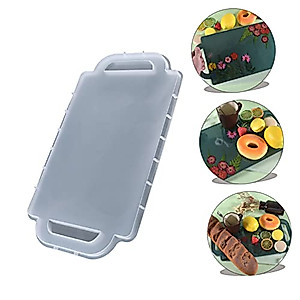 Anneome Food Tray Mold Resin Coasters Silicone Container Food Trays Trinket Container Molds DIY Casting Epoxy Molds Tray Casting Mold Resin Epoxy Mold Silicone Tray Mold Jewelry