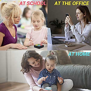 YALAOBAN Memory Game,2 Pack,Brain Games,Memory Training Puzzle Toy,Handheld Games Flashing Cube,for Kids,Teens and Adults