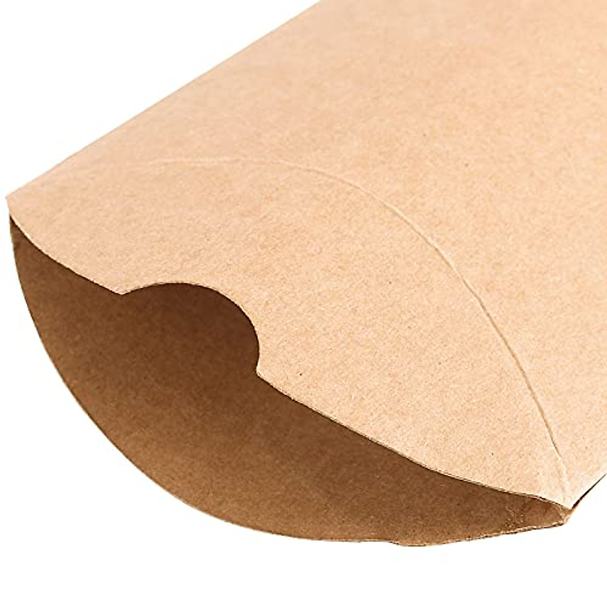 SEUNMUK 150 Pack 5 x 3.5 Inches Large Pillow Boxes, Kraft Pillow Box with Jute Twines, Brown Pillow Candy Box Pillow Box Party Wedding Favor for Anniversary, Birthday, Halloween