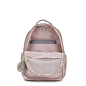 Kipling Women's Seoul 15 Laptop Backpack, Durable, Roomy with Padded Shoulder Straps, Nylon Bag