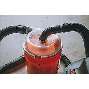 Single patented Dustopper High-Flow 90-Degree Sweep Elbow for 2-1/2" vacuum hoses, improves air flow of any system