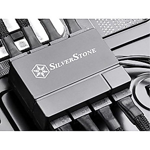 SilverStone PWM Fan Hub System Cables, Black (CPF04)