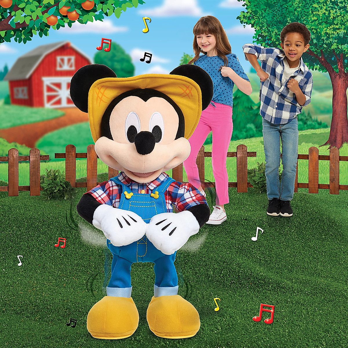 Disney Junior E-I-Oh! Mickey Mouse, Interactive Plush Toy, Sings and Plays Game