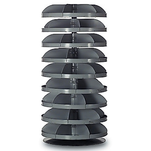 Durham Manufacturing 1209-95 Rotabin 9 Shelf 28"