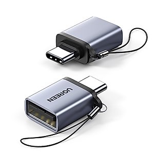 UGREEN USB C to USB Adapter (2 Pack), USB C Adapter USB C Male to USB 3.0 Female Adapter Compatible with MacBook Pro, MacBook Air,iPhone 15,iPad Pro and More Type C or Thunderbolt 3 Devices