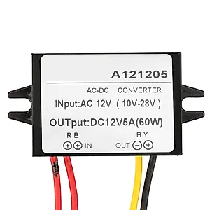 Ac to Dc Converter 12v, Step Down Converter Ac 10-28v to Dc 12v, Ac to Dc Converter Module, 3a 5a Step Down Converter Power Supply Module(5A)