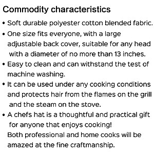 AGMdesign MR. Good Looking is Cooking Funny Chef Hat, Funny Chef Wear, Adjustable Kitchen Cooking Hat for Men & Women Black, Mother's Day/Father's Day/Birthday Gift for Him, Her, Mom, Dad, Friend