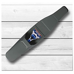 2-Pack Silicone Razor Case, Portable Soft Shaver Cover Bag Protector, Safety Waterproof Travel Razor Carrying Case (Blue+Grey)