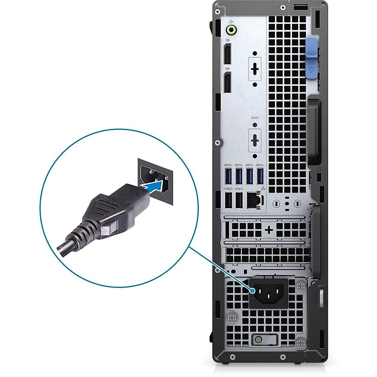 Dell OptiPlex 5000 5090 Desktop Computer - Intel Core i5 10th Gen i5-10505 Hexa-core (6 Core) 3.20 GHz - 16 GB RAM DDR4 SDRAM - 256 GB M.2 PCI Express NVMe 3.0 x4 SSD - Small Form Factor - Black