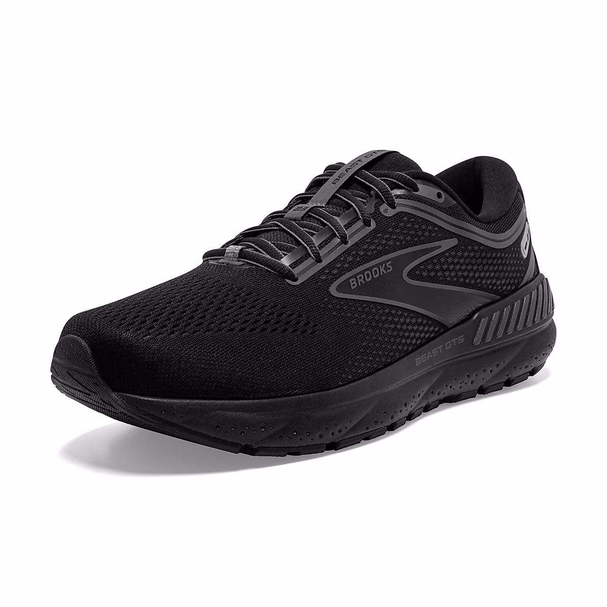 Brooks Men’s Beast GTS 23 Supportive Running Shoe - Black/Gunmetal - 10.5 X-Wide