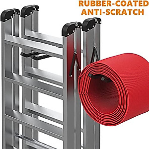 TORACK 4 Pack Garage Storage System Hooks, Heavy Duty Wall Mount Tool Organizer, Chair Hanger Garage Storage Utility Hooks for Car Tires, Ladders, Chairs, Strollers, Power Tools, Garden Tools