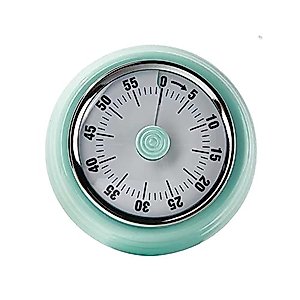 Mechanical Timer, Kitchen Timer Reminder Management Timer 360 Degree Rotation, Kitchen Countdown, Children, Teachers, Classroom time Management Tools, Learning (Green)