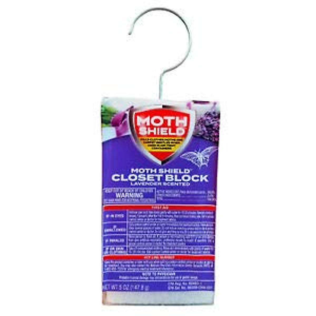 Moth Shield 4 Pk Closet Block Lavender Scented